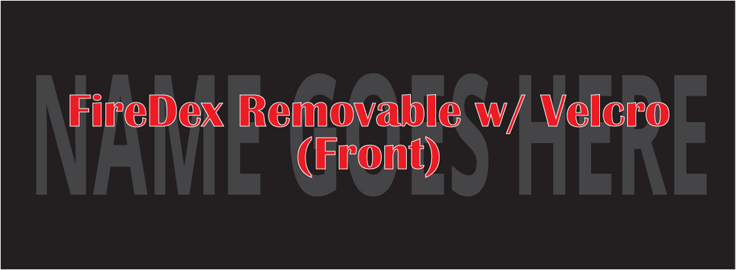 Firefighter Jacket Name Panels | Turnout Gear ID – Midwest Gear Solutions